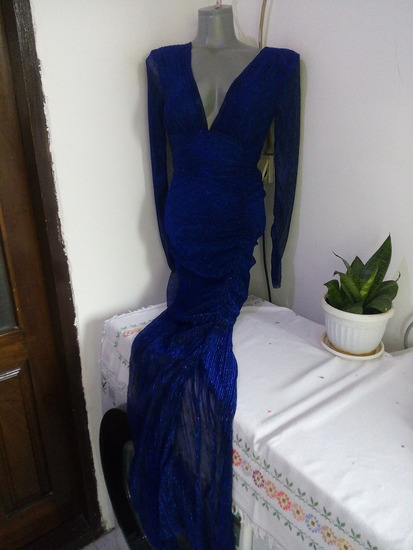 Nova Occult plava svecana haljina XS/S