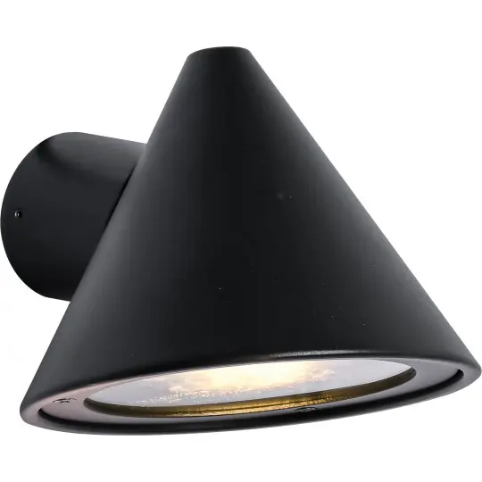 Mitea Lighting M2018-C Spoljna zidna lampa, IP65, 1xGU10, Crna