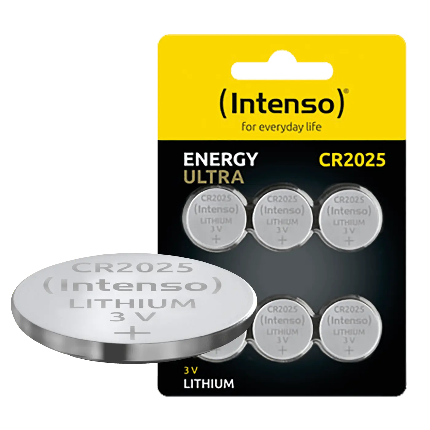 (INTENSO) Baterija litijumska CR2025 3V dugmasta 6 komada