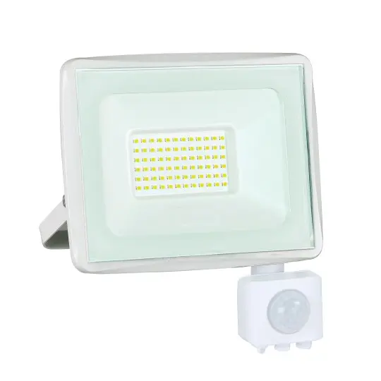 Mitea Lighting M490050-RLS-B3 LED Reflektor sa senzorom, 50W, 6500K, IP65, Beli