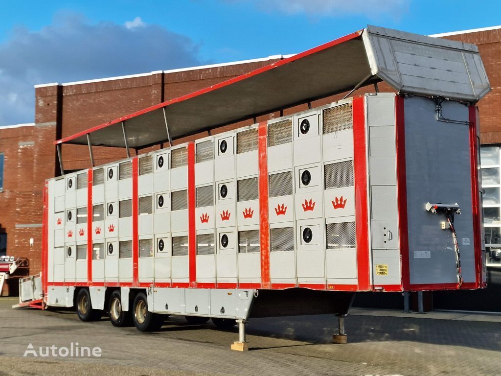 Cuppers 3 deck livestock trailer - Water & Ventilation - Loadlift - Lift poluprikolica za prevoz stoke