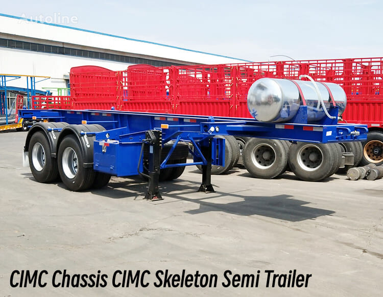 Nova CIMC 2 Axle 20 Ft Chassis | CIMC Skeleton Semi Trailer in Angola poluprikolica-šasija