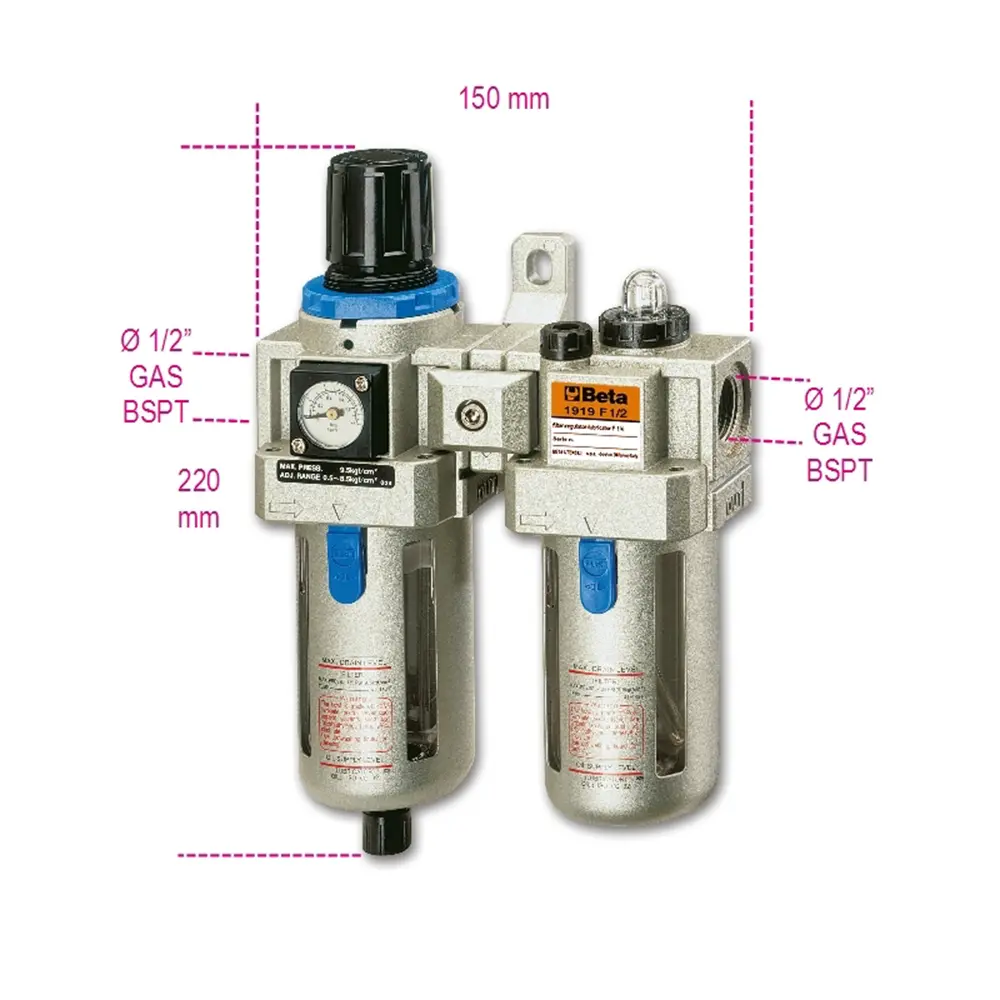 Beta Filter-regulator-nauljivač 1/2"