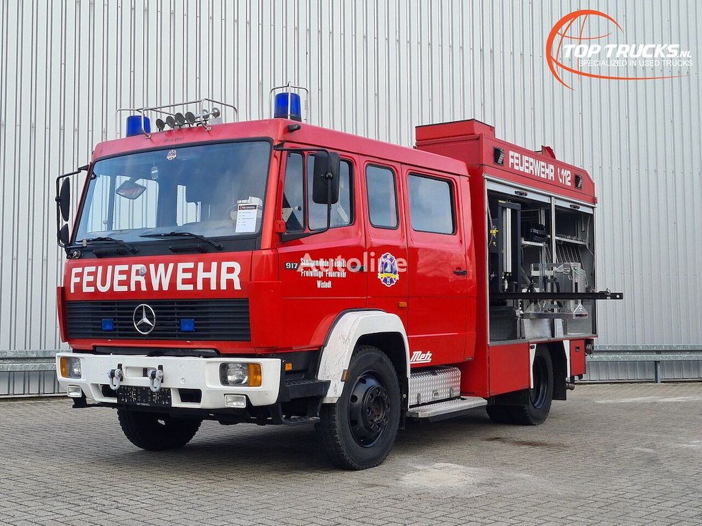 Mercedes-Benz 917 AK 4x4 -Feuerwehr, Fire brigade - 1.250 ltr watertank - Expe vatrogasno vozilo