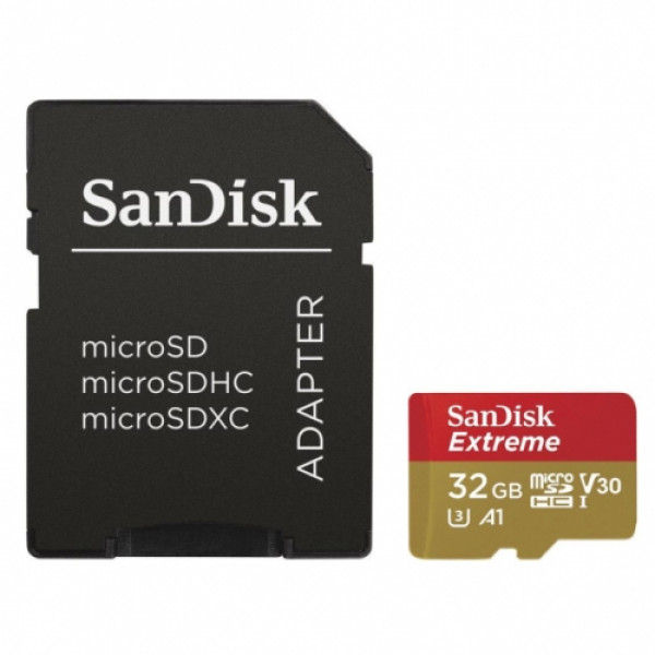 SanDisk SDHC 32GB Extreme Micro SD 100MB/s sa adapterom V30 UHS-I U3+