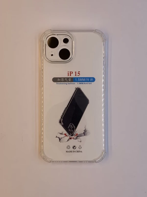 iPhone 15 transparent sa ojačanim ivicama