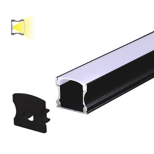 ALUMINIJUSMKI PROFIL ZA LED TRAKE NADGR.2000X17.2X15.5mm MA613-C SA DIFUZOROM MITEA 5550291