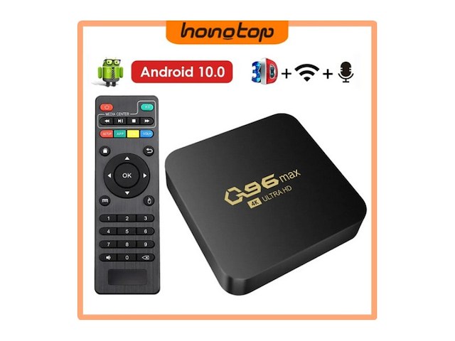 Smart Tv Box Q96 Max, 4K Wifi 2.4/5Ghz Android 10.0