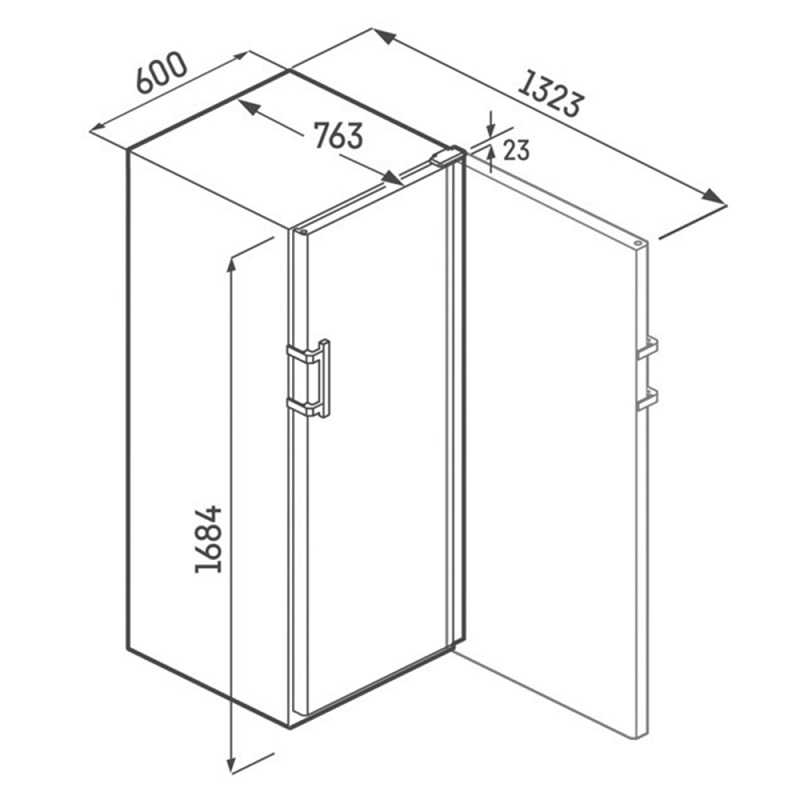 Liebherr vinska vitrina WPbl 5001 GrandCru