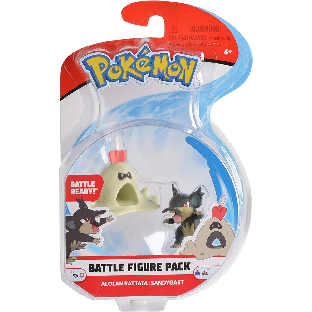 POKEMON Akciona figura Alolan Ratata