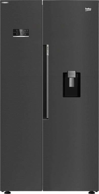 GN163241XBRN: Frižider sa zamrzivačem (Vrata uz vrata, 91 cm)