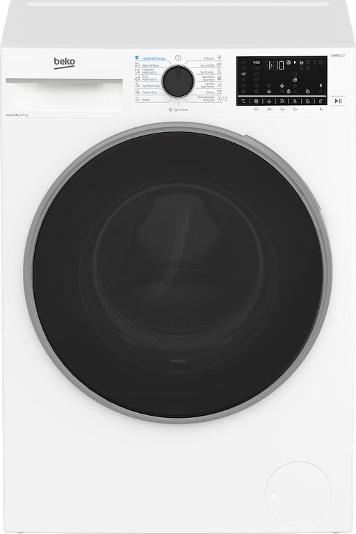 B5DFT58447W: Samostojeća mašina za pranje i sušenje veša (8 kg / 5 kg, 1400 rpm)