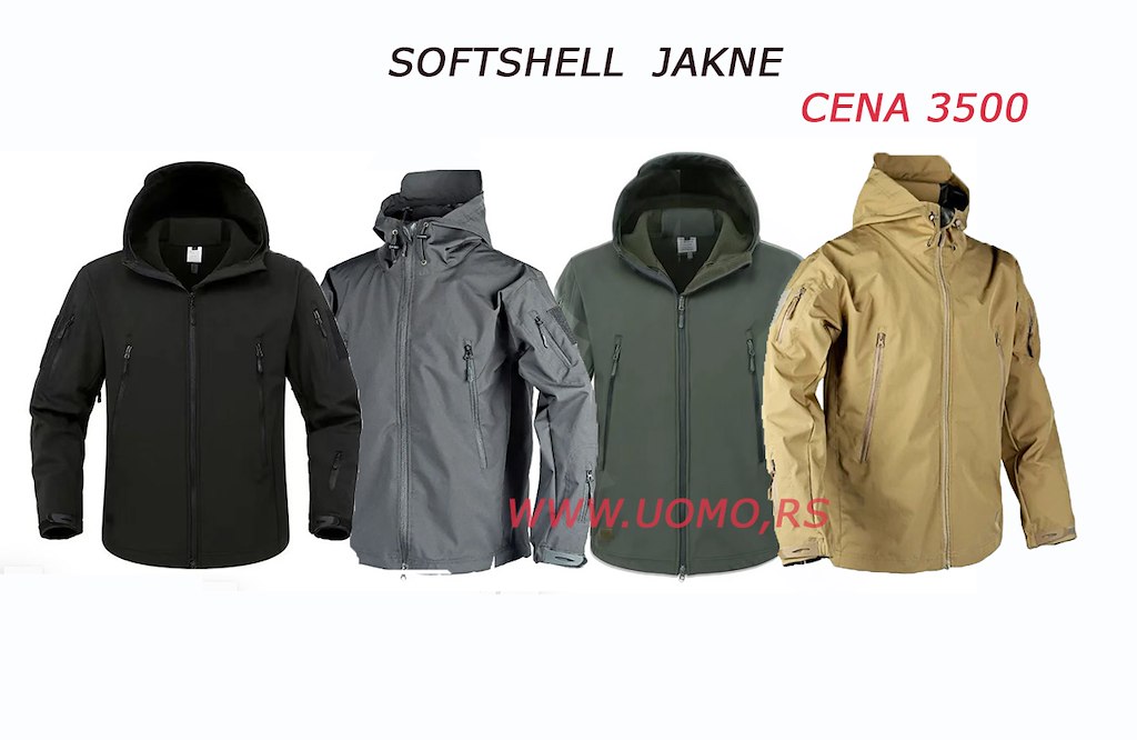 Jakna SOFT SHELL u vise boja