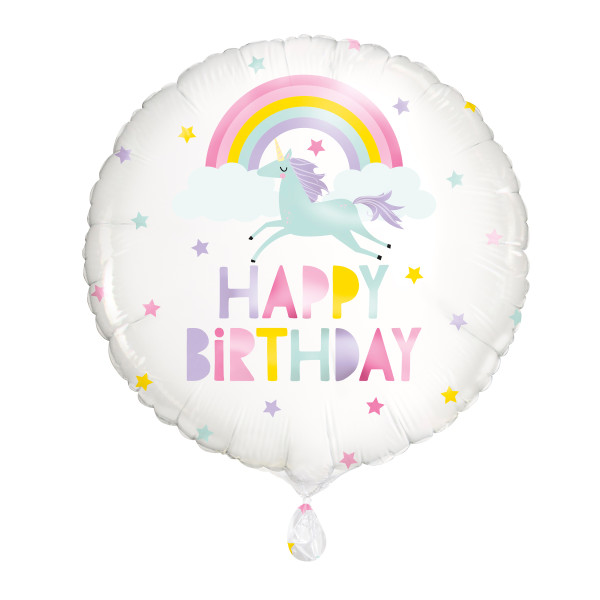 53847U
18″ Foil Rainbow Unicorn Birthday