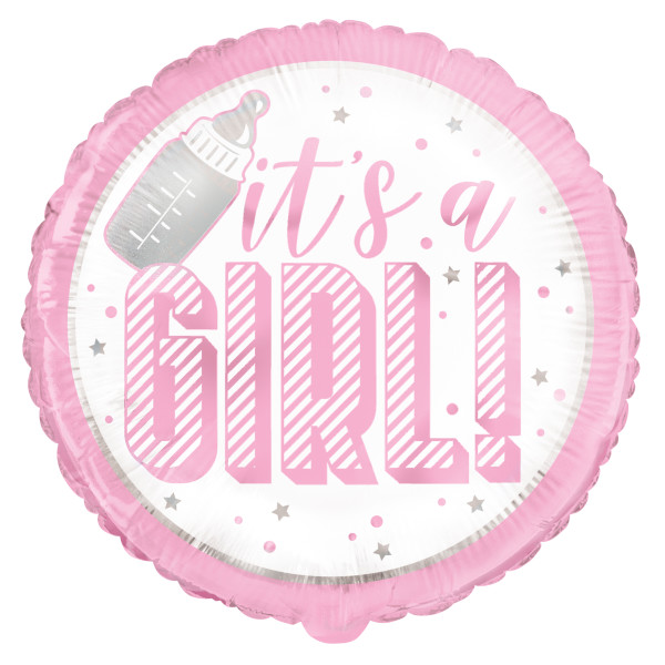 56763U
18″ Foil It’s A Girl Pink