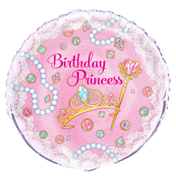 58147U
18″ Foil Birthday Princess Pink
