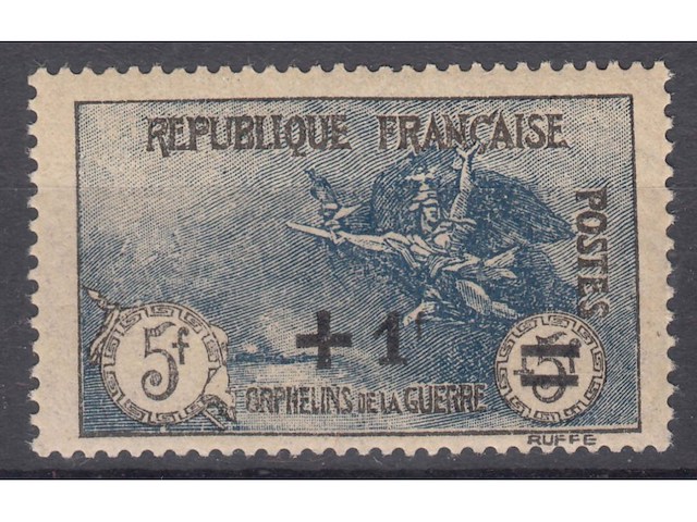 Francuska 1922 `Orfelini` sa pretiskom  ** ključna
