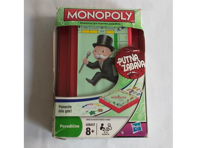 igra Hasbro MINI MONOPOLY Made in Malta PARKER 2010.
