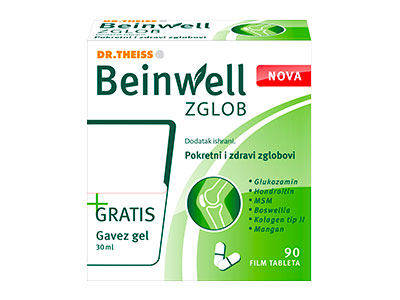 Beinwell zglob 90 tableta + gavez gel 30ml