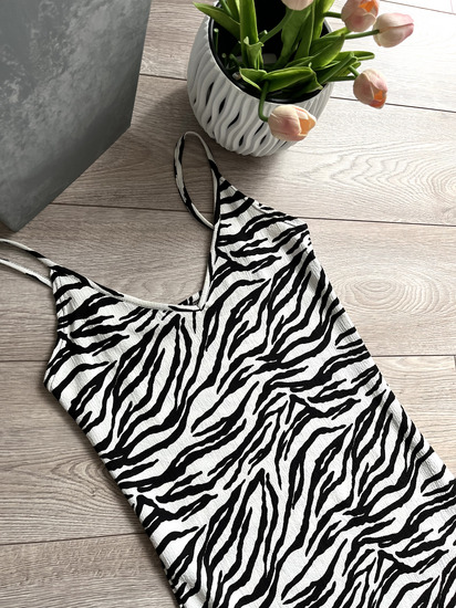   ️   Haljina zebra print     ️ UNI za S M L
