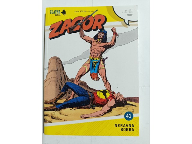 (0769) Zagor Zlatna serija 41 Neravna borba