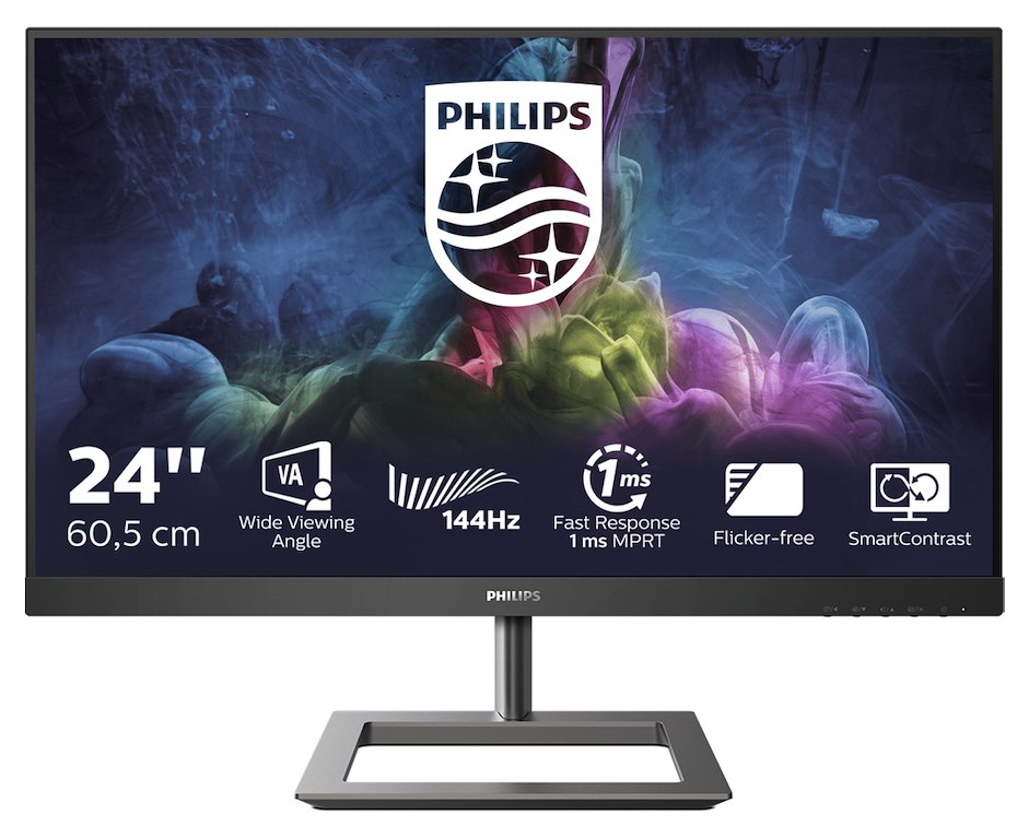 Monitor 24 Philips 242E1GAJ/00, gaming, VA, 144Hz, 4ms, HDMI, DP, zvučniciID EK000592229