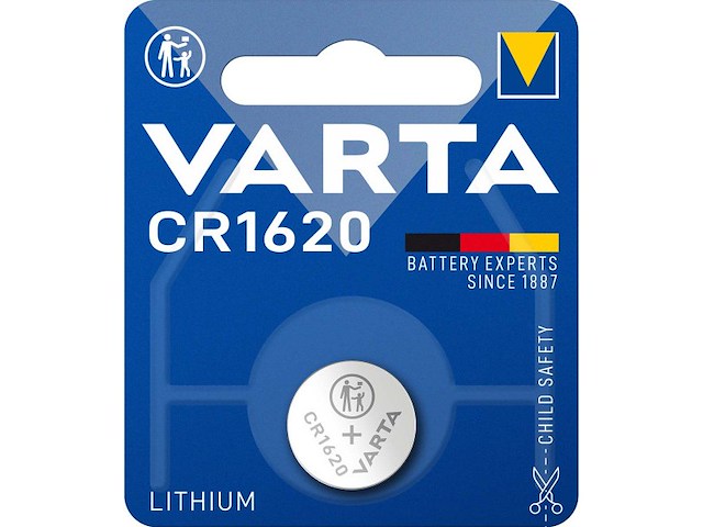 VARTA baterija CR 1620 3V Litijum baterija dugme, Pakovanje 1kom