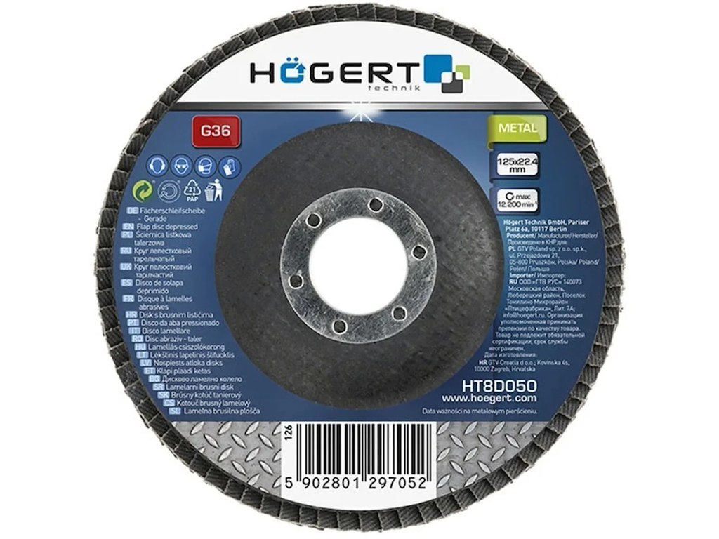 Hogert LB disk hogert fi 125 G60