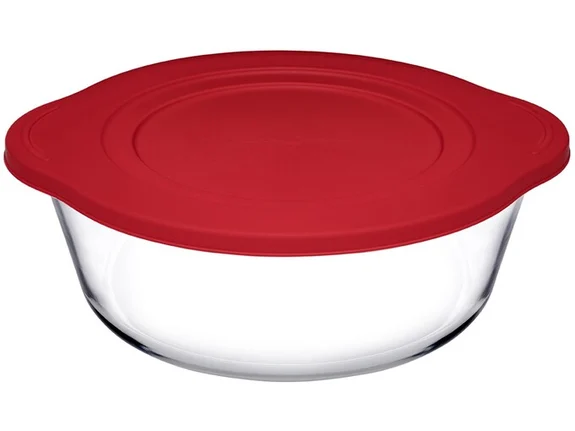 Pasabahce Borcam okrugli sa plasticnim poklopcem 251x220mm 2100cc