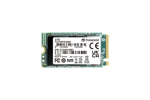 Transcend 2TB M.2 2242 PCIe Gen3x4 NVMe (TS2TMTE400S) SSD disk