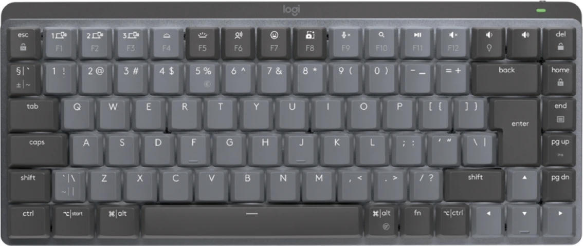 Logitech MX Mini bežična mehanička tastatura siva