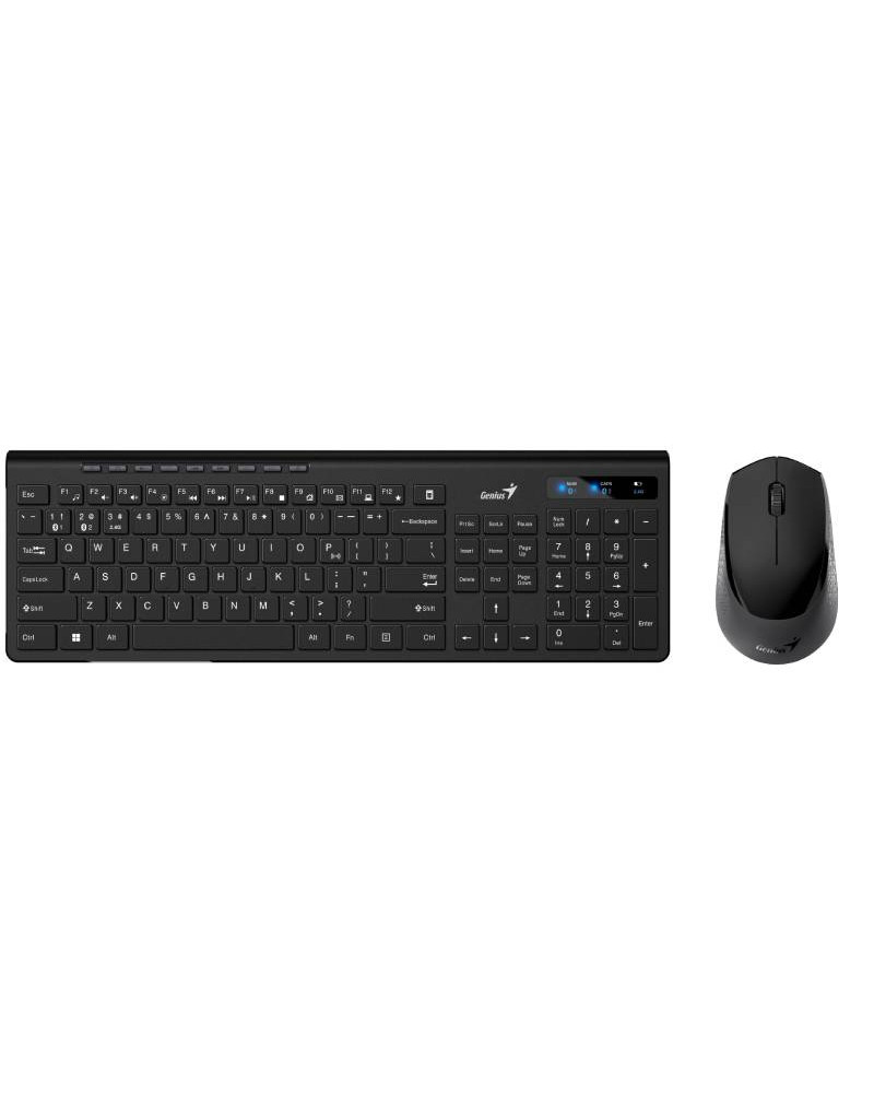 GENIUS SlimStar 8230 Wireless USB US crna tastatura+ miš