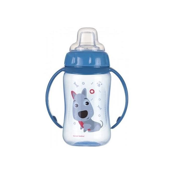 CANPOL BABIES FLASICA/SOLJA SA KLJUNOM I RUCKAMA 56/512 "HAPPY ANIMALS - TRAINING" 320ML - DOG