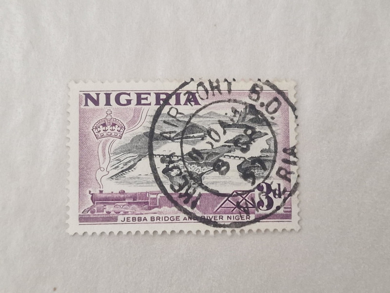 Nigerija 1957 Reka Niger Odličan Pečat