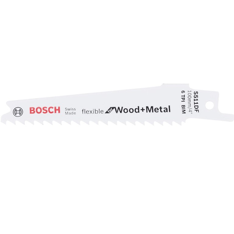 List univerzalne - recipro testere S 511 DF Flexible za drvo i metal 2kom. BOSCH