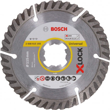 Dijamantska rezna ploča X-LOCK Standard Universal 115x2mm BOSCH