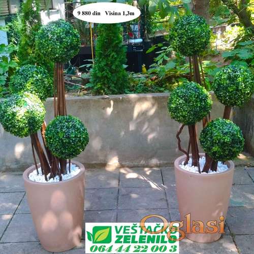Veštačko drveće-šimšir loptasti