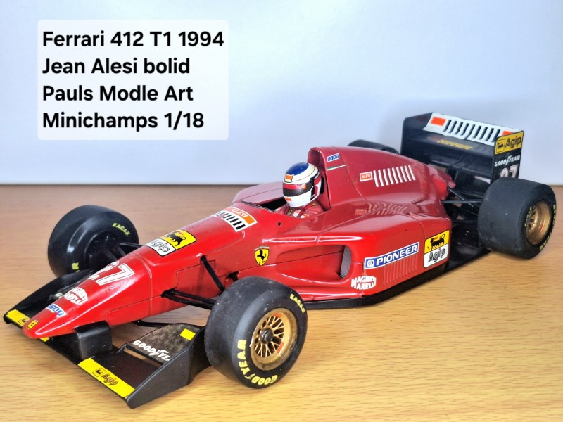 Ferrari 412 T1 1994 Pauls Modle Art Minichamps 1/18