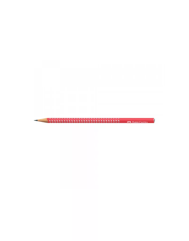 Grafitna olovka Faber Castel GRIP HB Sparkle candy cane red 118240