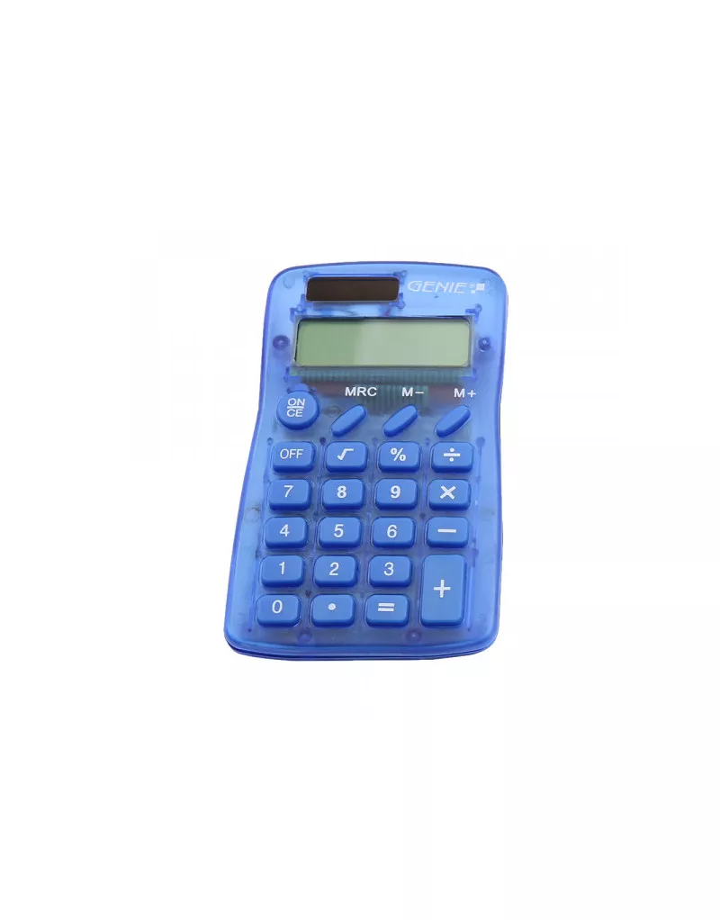 Kalkulator Genie 825 Olympia , džepni, plavi