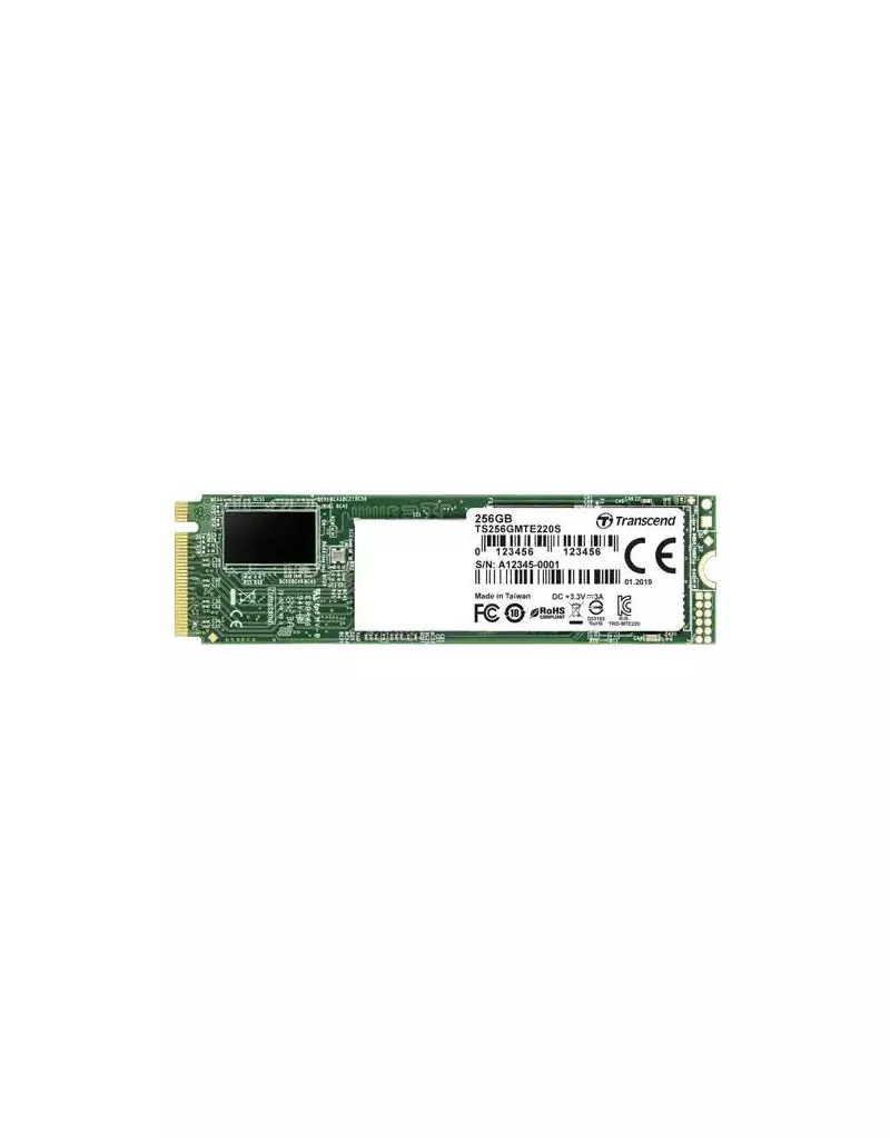 SSD M.2 NVME 256GB Transcend TS256GMTE220S 3500MBS/1100 MB/s