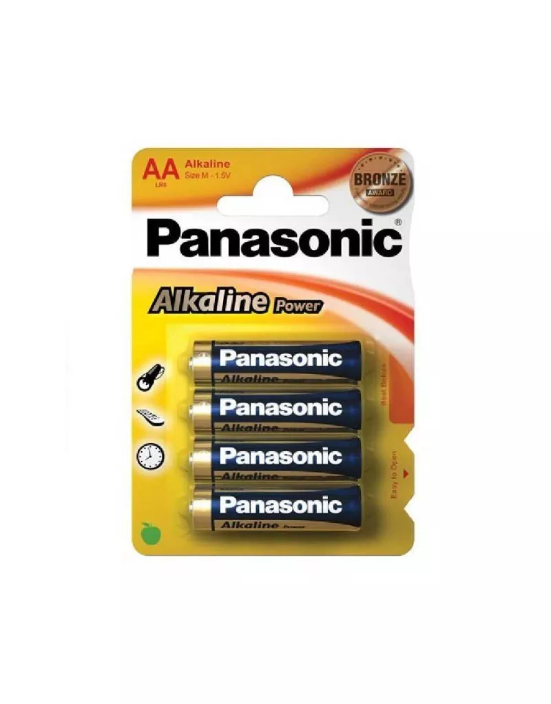 Baterija Panasonic alkalna AA LR6 1 5V 1/4 039273