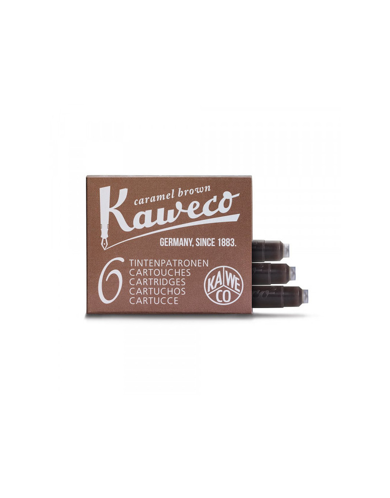 Patrone za naliv pero Kaweco 1/6 Caramel Brown