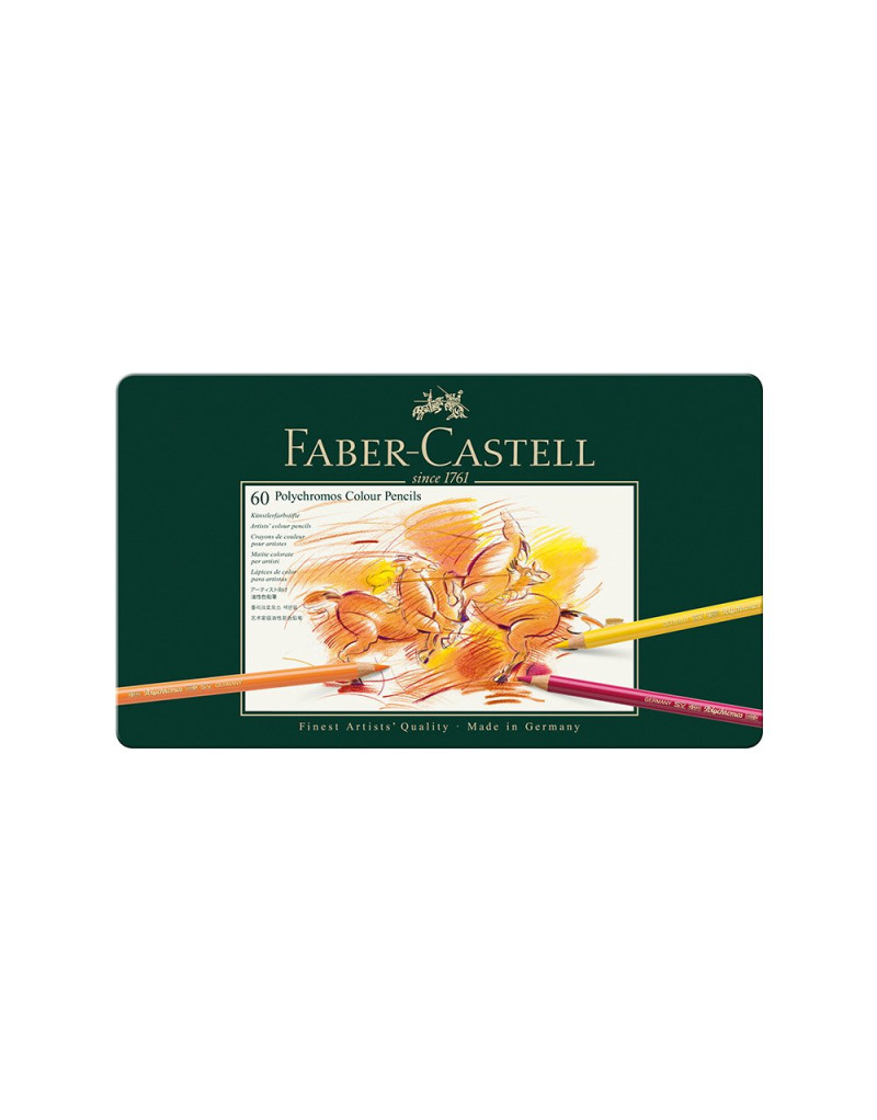 Drvene bojice Faber Castell Polychromos 1/60 110060 metalna kutija