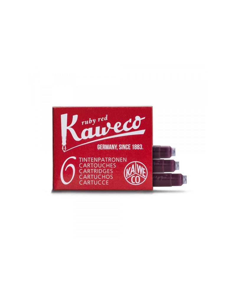 Patrone za naliv pero Kaweco 1/6 Ruby red