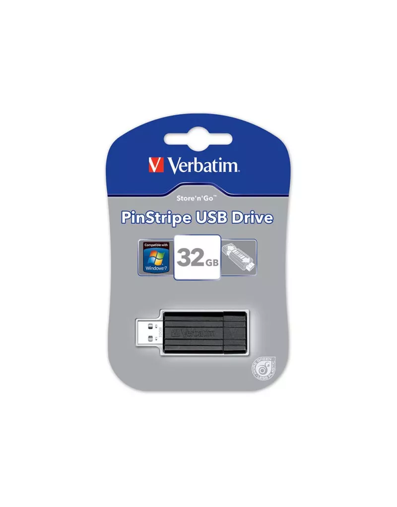 Flash USB 32GB Verbatim 2 0 PinStripe