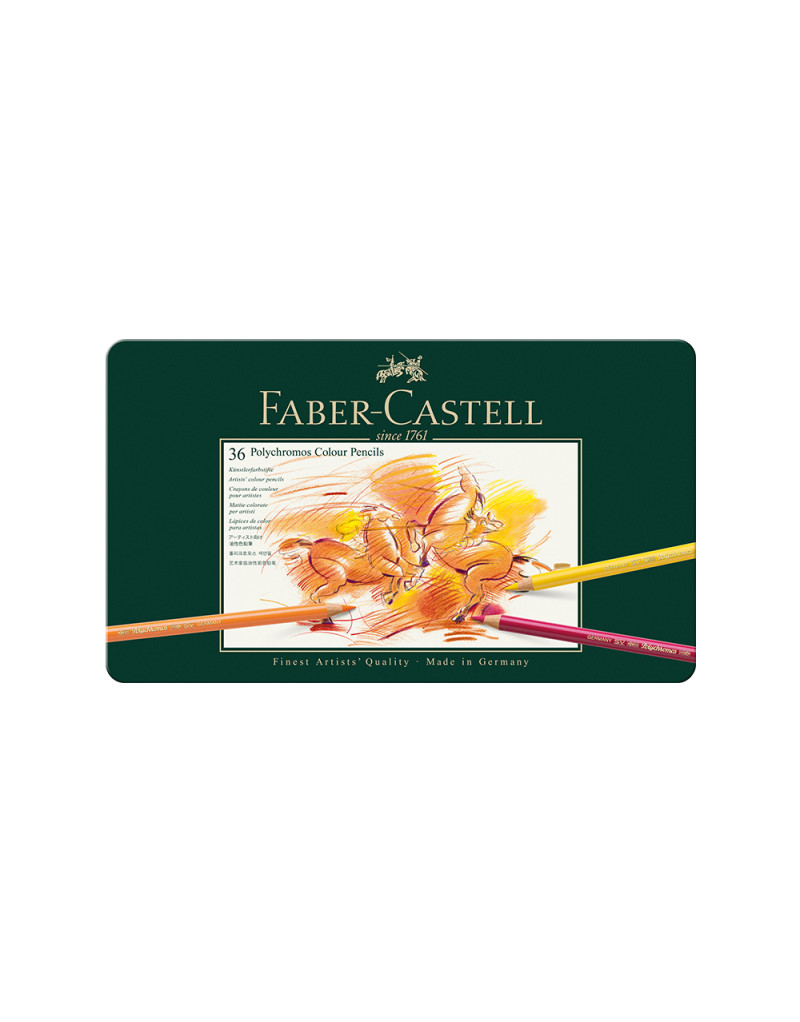 Drvene bojice Faber Castell Polychromos 1/36 110036 metalna kutija