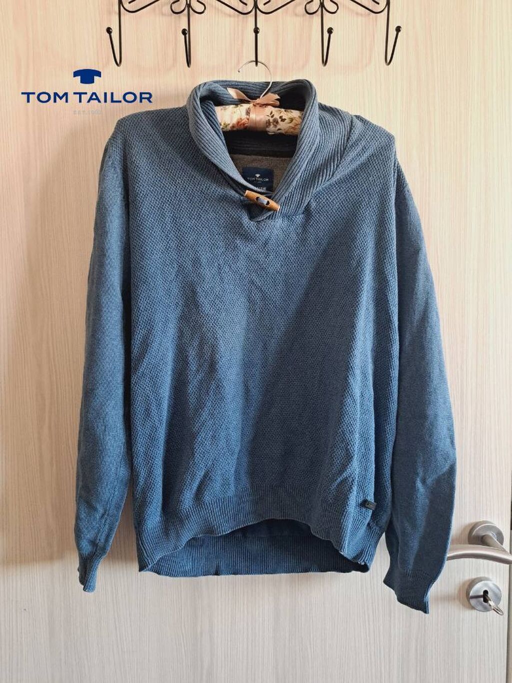 Tom Tailor duks L/40 Tom Tailor muska bluza, dzemper, zakopcava se