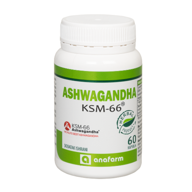 Ashwagandha KSM-66 60 kapsula