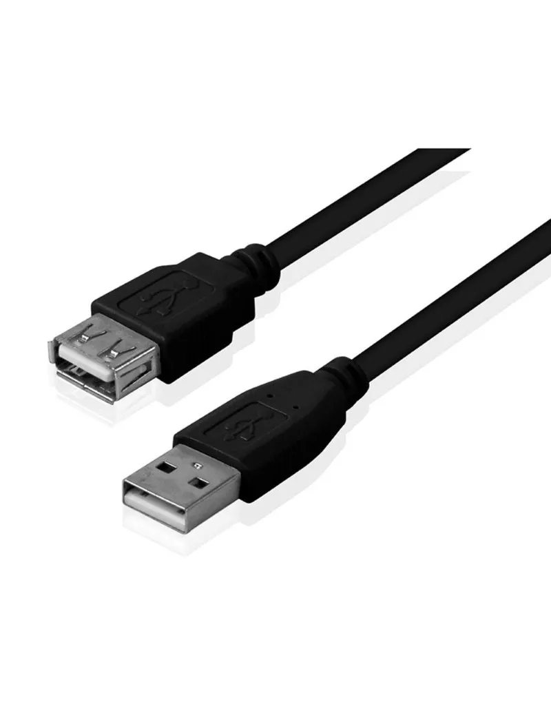 FAST ASIA Kabl USB A - USB A M/F (produžni) 3m crni